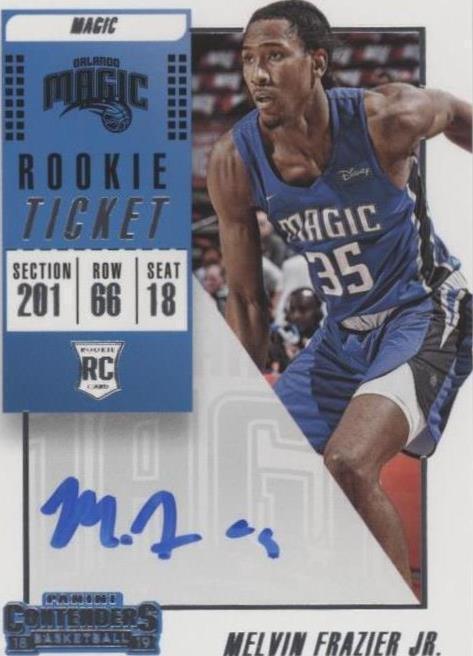 2018-19 Panini Contenders - Rookie Ticket Melvin Frazier Jr. #135 (AU ...