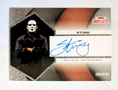 Sting Autographed TNA Wrestling 2009 Tristar Autographed Card wwe aew ...