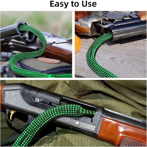 2PCS Reusable Bore Rope Guns Snakes Barrel Cleaners for Guns - Multiple ...