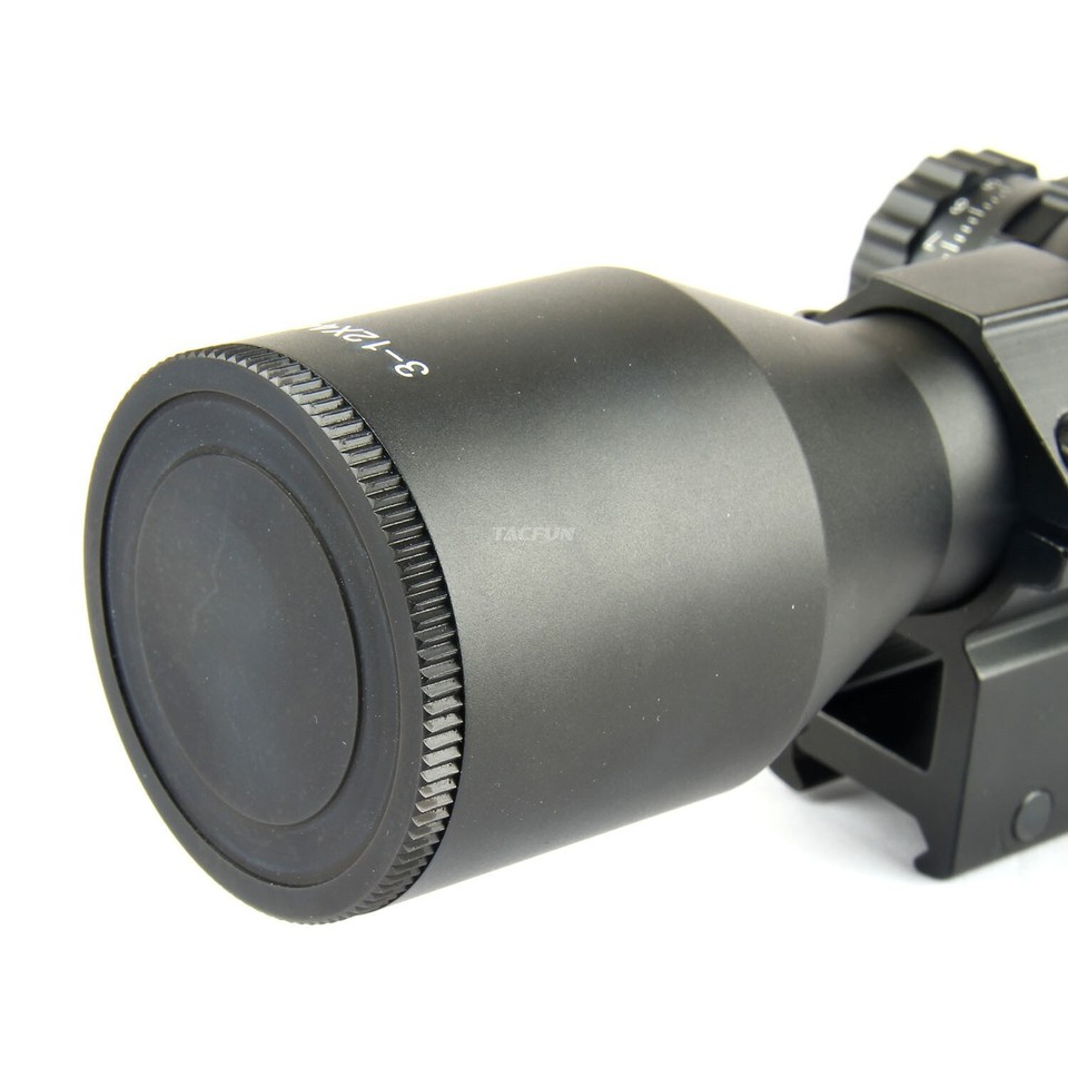 Professional 3-12X44 Precision Short Scope, RGB MIL-DOT Reticle | eBay