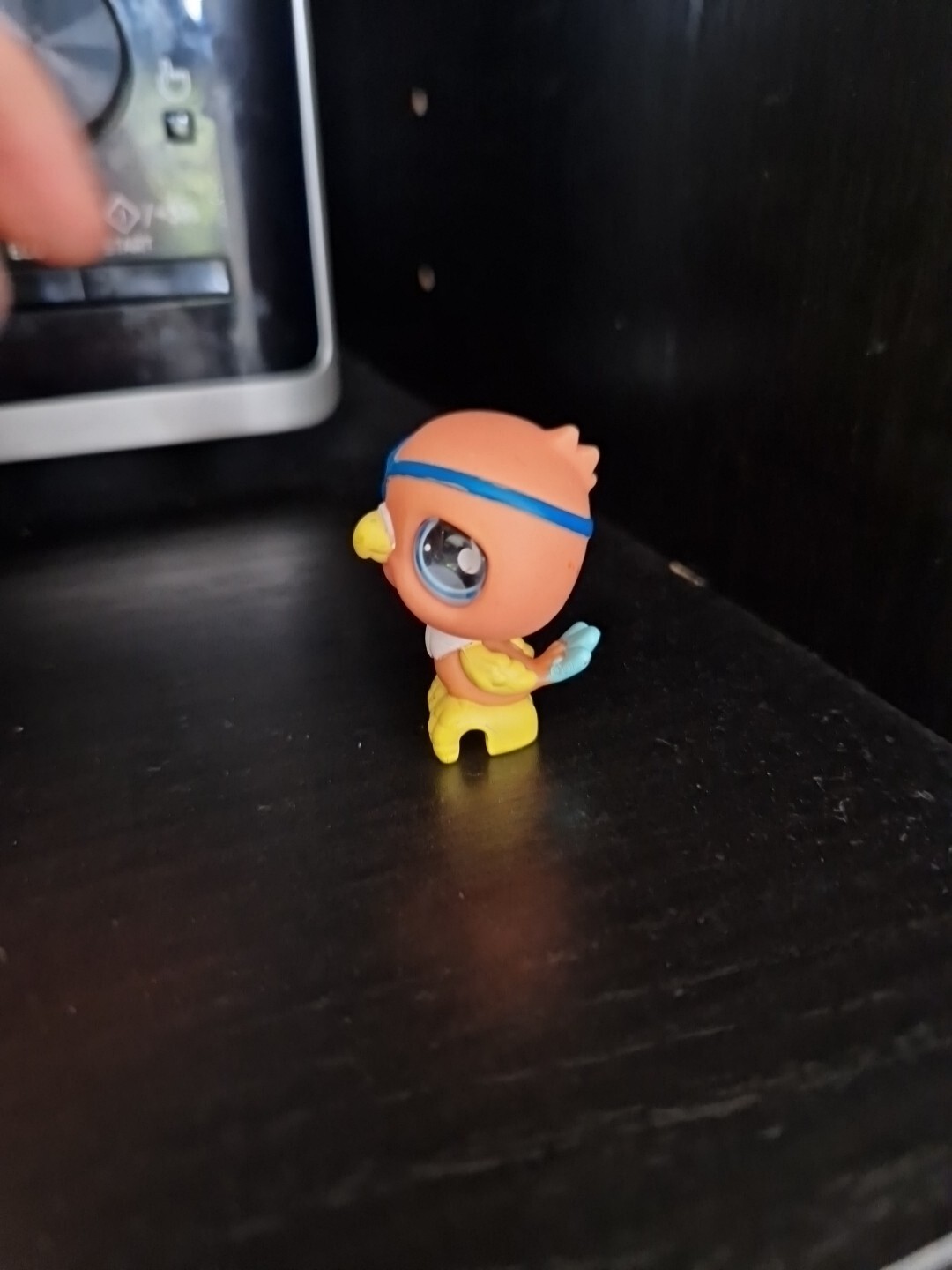 LITTLEST PETSHOP PET SHOP LPS #882 HASBRO PERROQUET ORANGE JAUNE YEU ...