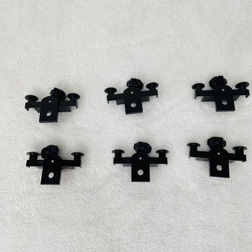 Lego Lot of 6 Black Train Buffer Beam with Sealed Magnets | eBay