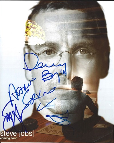 Aaron Sorkin, Danny Boyle, Seth Rogen, Jeff Daniels Signé Steve Jobs ...