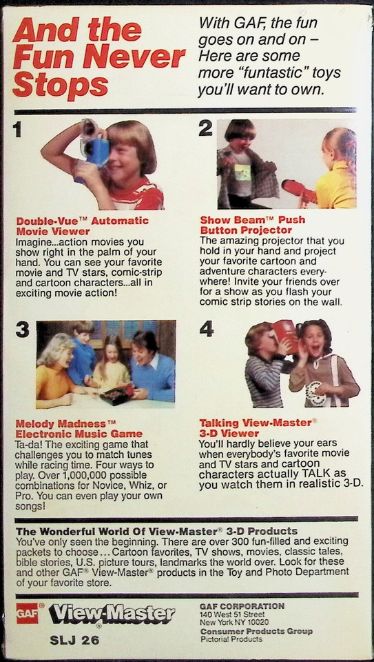 RARE Test Packet The Incredible HULK GAF 3-Reel View-Master Packet SLJ ...