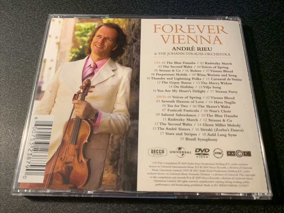Forever Vienna by André Rieu (CD/DVD, 2009) 600753238790 | eBay
