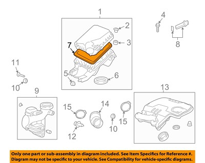 GM OEM 02-12 Aura EngineTransaxle Air Intake-Element 22676970 | eBay