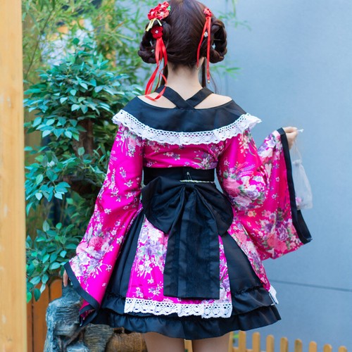 Japanese Women's Traditional Kimono Formal Dress Cosplay Performance ...