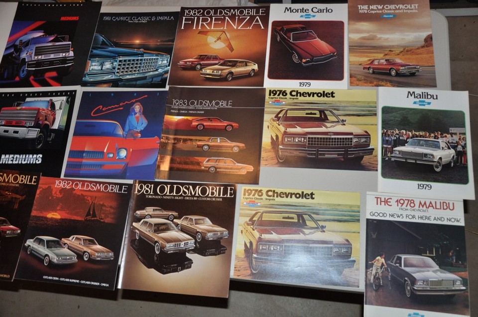 Car brochure lot 165 catalogs / brochures | eBay