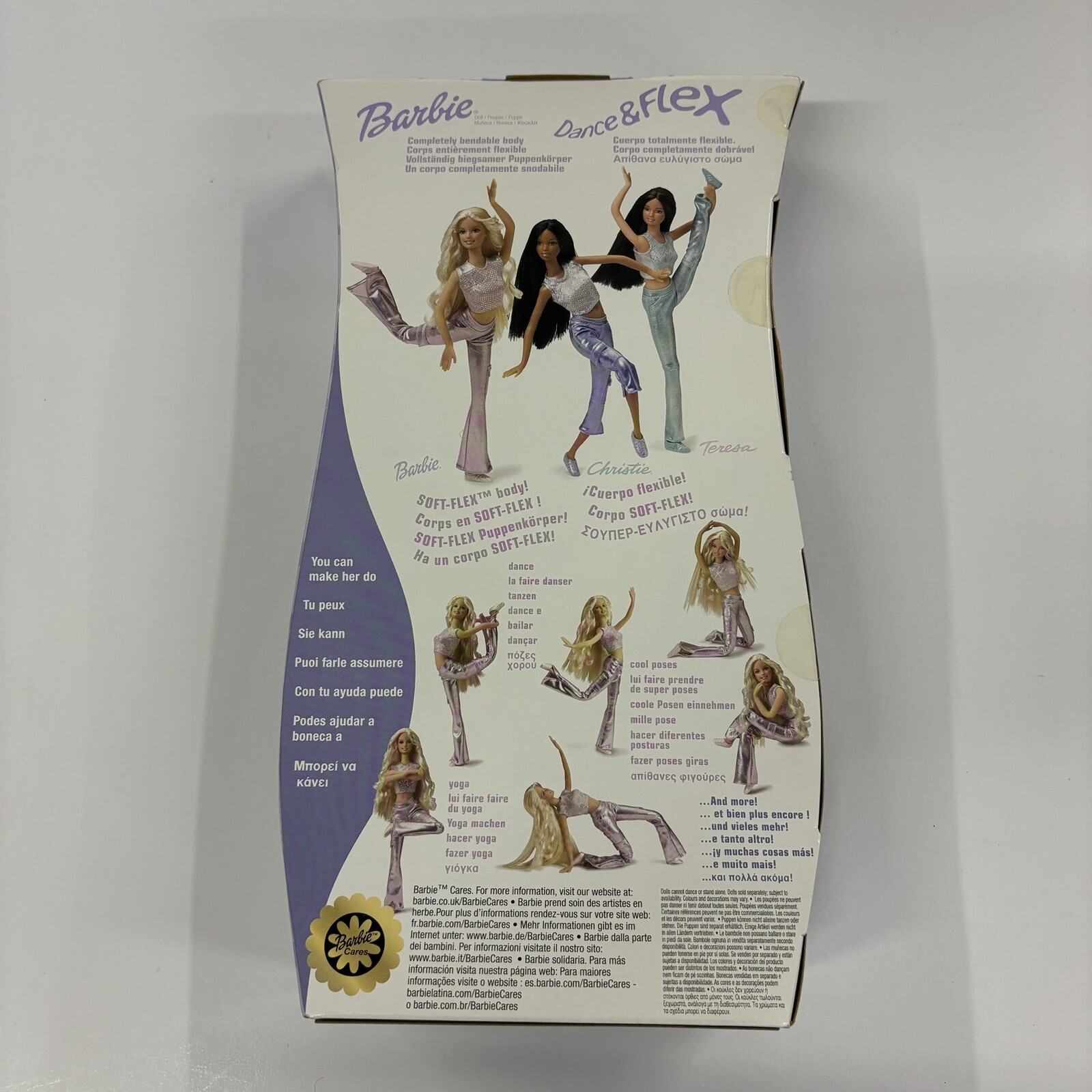 Barbie Dance 'n Flex Doll Bendable Body Mattel & Ages 3 and up 2002 for ...