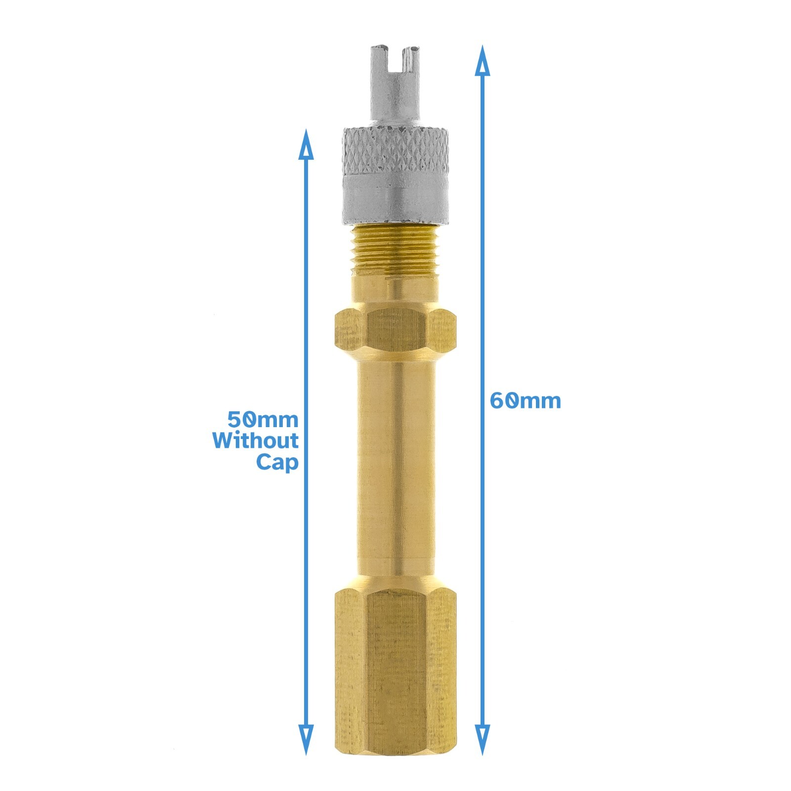 50mm Brass Schrader Valve Extension Tyre Tube Truck Car Accessory ...
