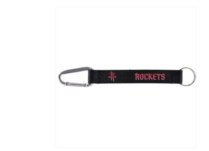 HOUSTON ROCKETS - CARABINER LANYARD KEYCHAIN - BRAND NEW - NBA-KT-147 ...