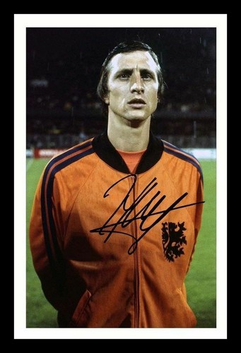 Johan Cruyff - Holland Autograph Signed & Framed Photo - Picture 1 of 1
