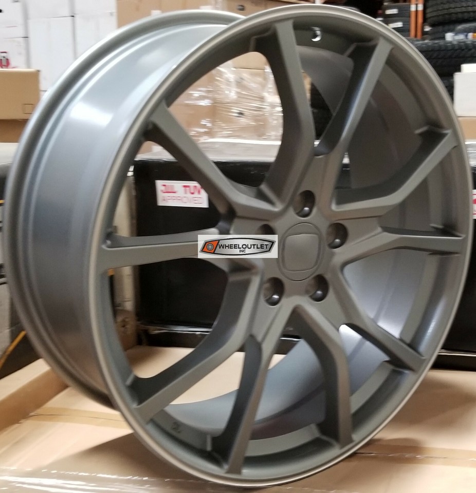 20 Wheels Gunmetal Rims Type R Style Fit Honda Accord Civic Sedan Coupe ...
