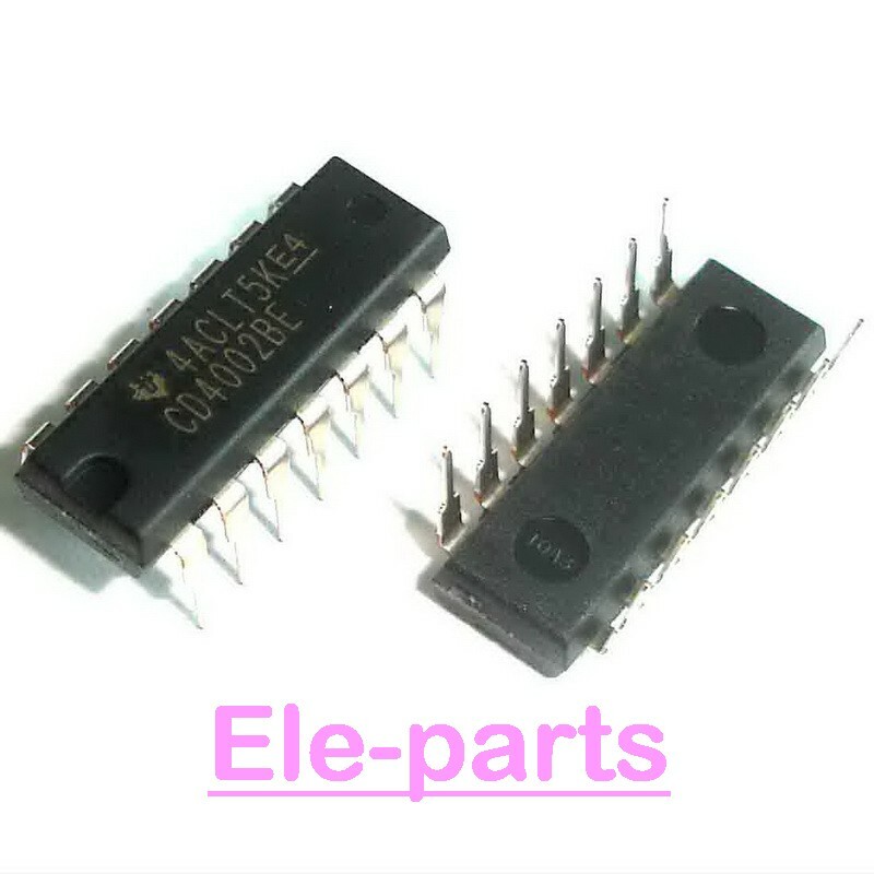 10 PCS CD4002BE DIP-14 CD4002 CMOS NOR Gates Integrated Circuits Chip ...