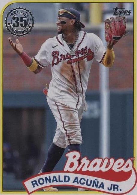 2024 Topps Series 1 - 1989 Topps Baseball Ronald Acuña Jr. #89B-17 The ...