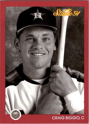 1991 Studio Baseball Card #173 Craig Biggio | eBay