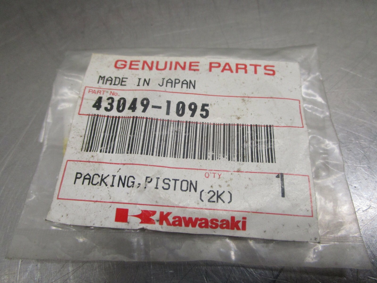 OEM Kawasaki Packing Piston Seal 43049-1095 | eBay