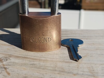 Vintage WB Dupont Padlock with Key | eBay