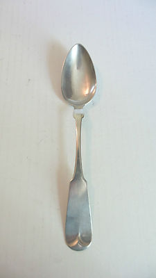 Coin Silver (.900) - Coin Silver Fiddle Back Spoon