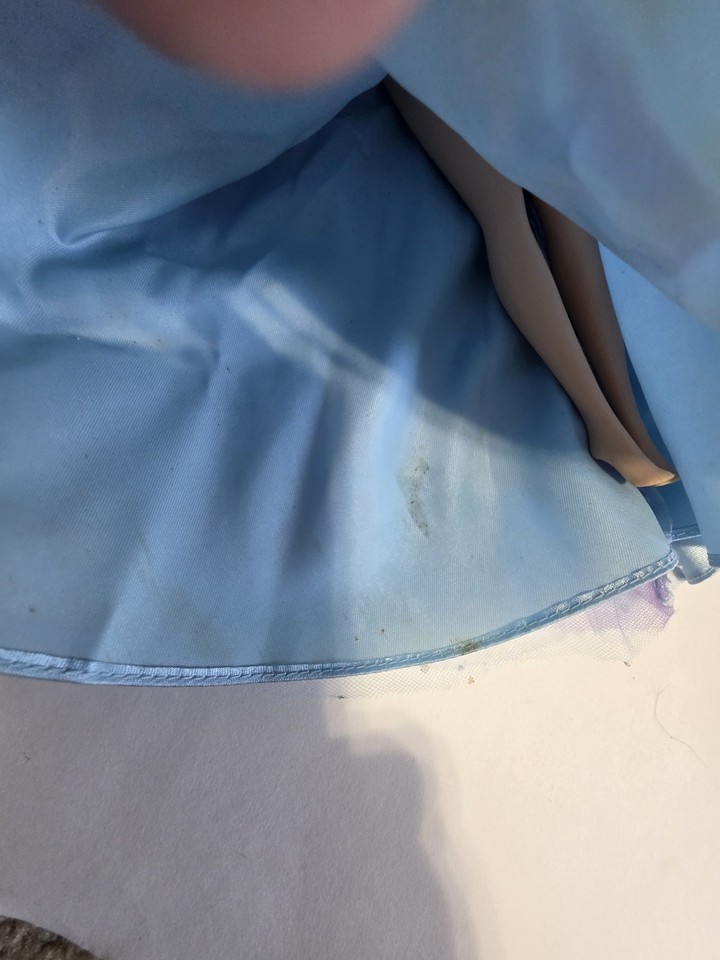 Disney Live Action Movie Cinderella Doll Blue Ballgown TLC READ | eBay
