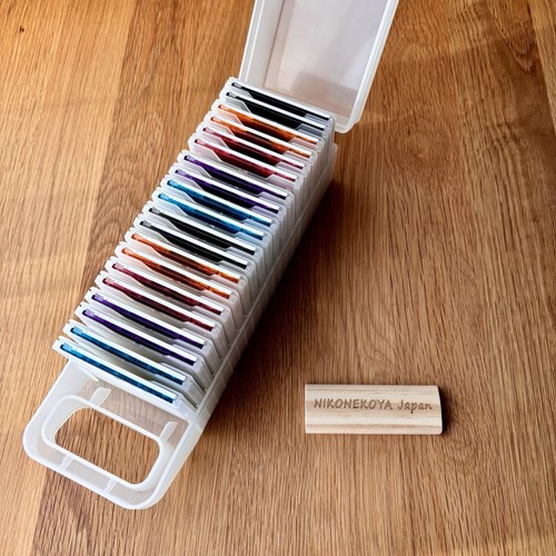 MUJI MiniDisc Case + Mini Discs Set of 20 Sony bianca Mixed Color 80 ...