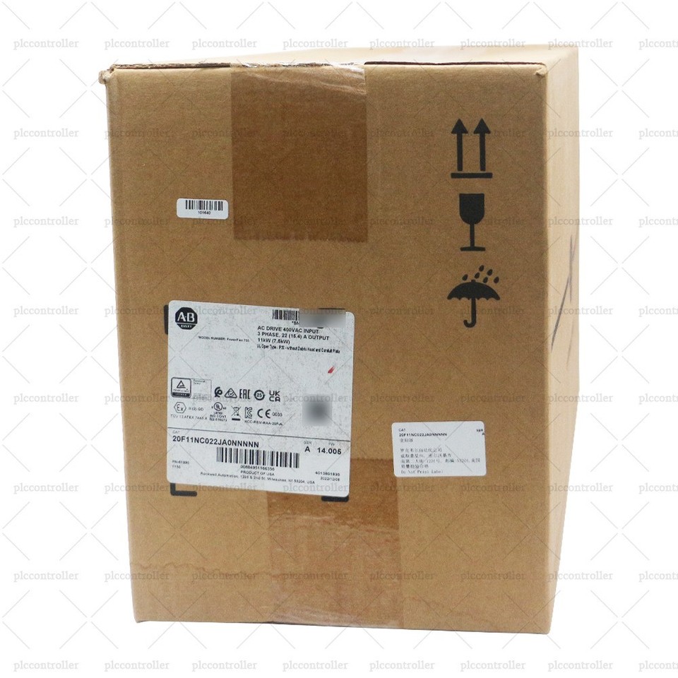 NEW Allen Bradley 20F11NC022JA0NNNNN PowerFlex 753 AC Drive US Free Tax ...