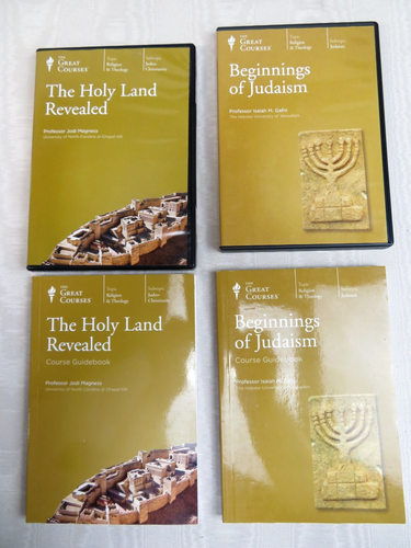Great Courses Lot The Holy Land Revealed Beginnings Of Judaism 16 DVD ...