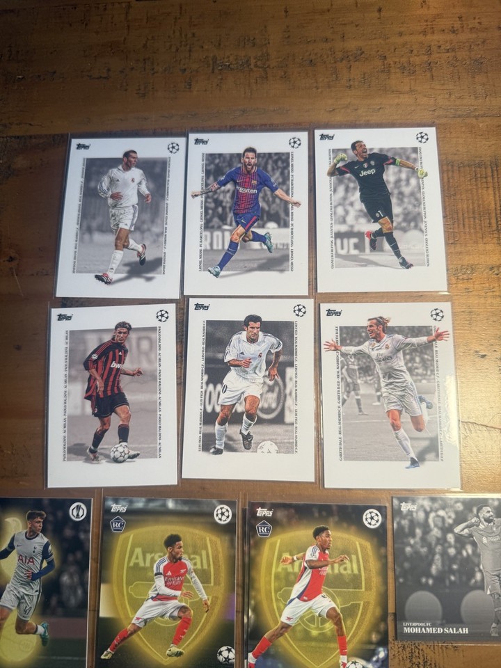 Topps Simplicidad 2024/25 UCL 72 Card Bundle - Messi, Zidane & Rookies ...