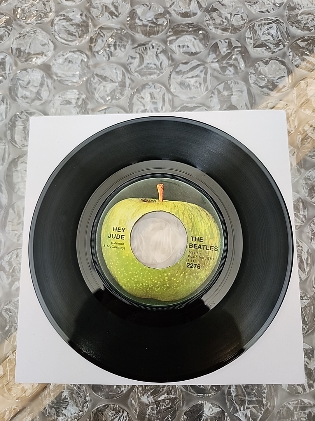 The Beatles "Hey Jude" 1968 USA 7" first issue West Coast record near ...