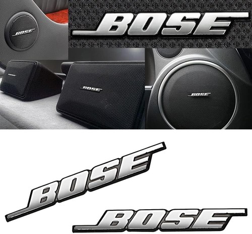 4x Bose Sticker Car Audio Speaker 3D Emblem Badge Decal Interior Car ...