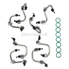 8PCS Fuel Injector Oring Line+Seal Install Kit for Ford 8C3Z9229A ...