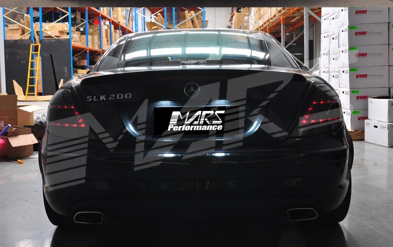 Smoked LED Tail lights for Mercedes SLK R171 SLK200 SLK280 SLK300 ...