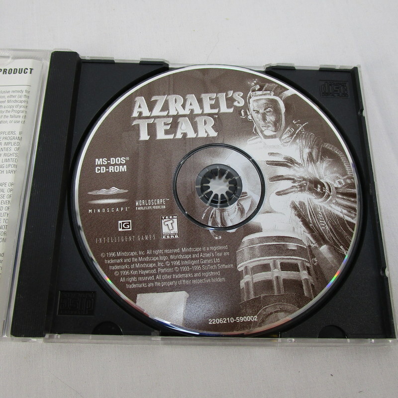 Vintage Azrael's Tear PC Adventure Game 1996 Mindscape 24294120886| eBay