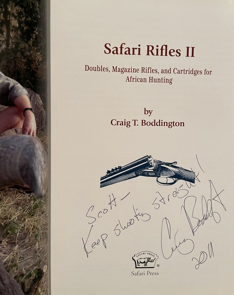 Craig Boddington / Safari Rifles II Signed 2009 | eBay