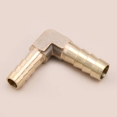 12mm-10mm 90 Degree Pipe Fitting L Angle Elbow Brass Barb Connector ...