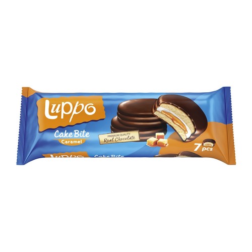 Luppo Cake with fluffy cream and caramel in chocolate, 184 g | eBay
