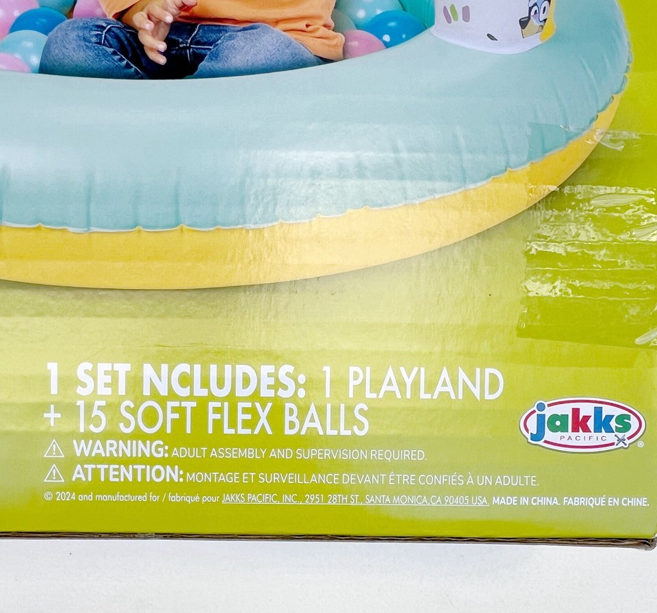 Bluey Activity Adventure Playland Ball Pit Toy 15 Balls Included- RARE ...