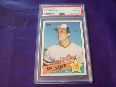 1985 TOPPS #704 CAL RIPKEN JR. PSA 8 | eBay