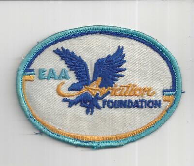 PATCH VINTAGE EAA AVIAITON FOUNDATION 3" x 4" | eBay