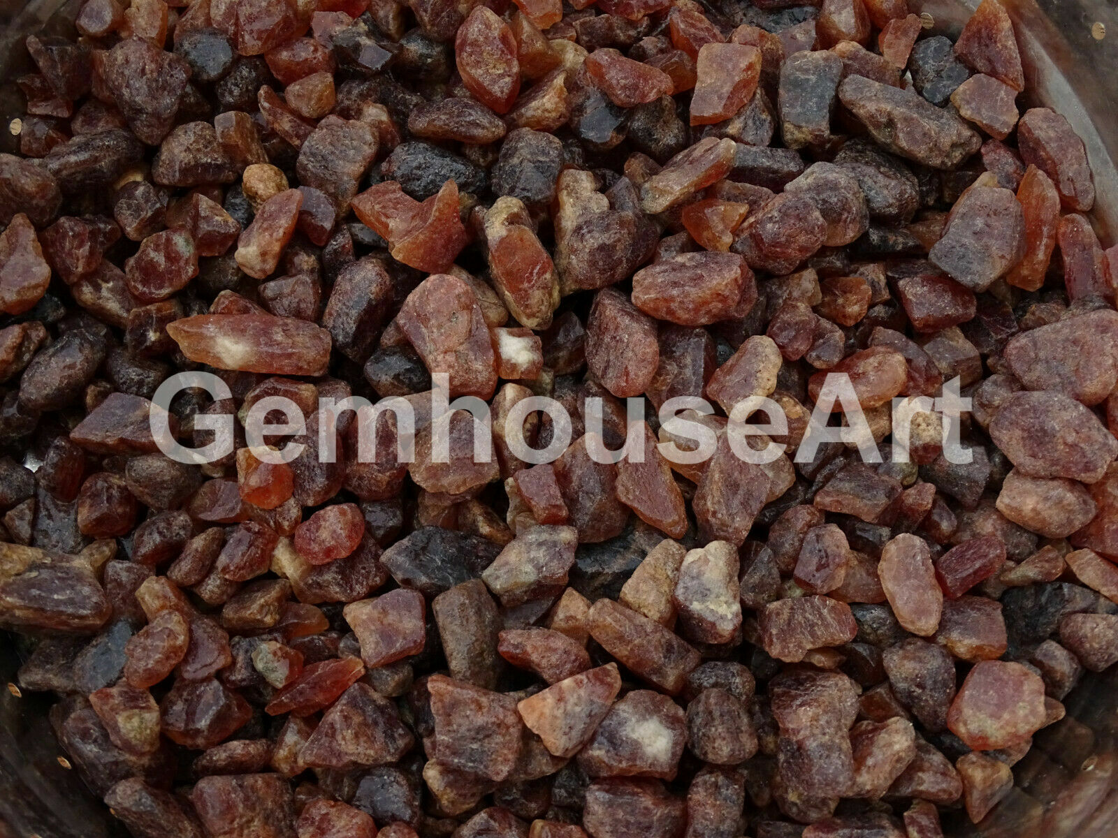 2500 Cts Natural Hessonite Garnet Rough orange Brown Loose Gemstone ...