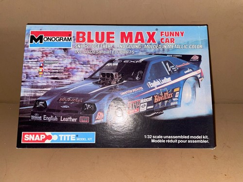 Monogram 1/32 scale BLUE MAX Ford EXP Funny Car model car - OLDIE | eBay
