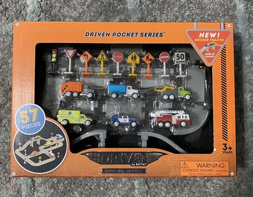 Driven Pocket Series - Safe And Clean City Crew - 6 Vehicles, 9 Signs, Tracks | eBay