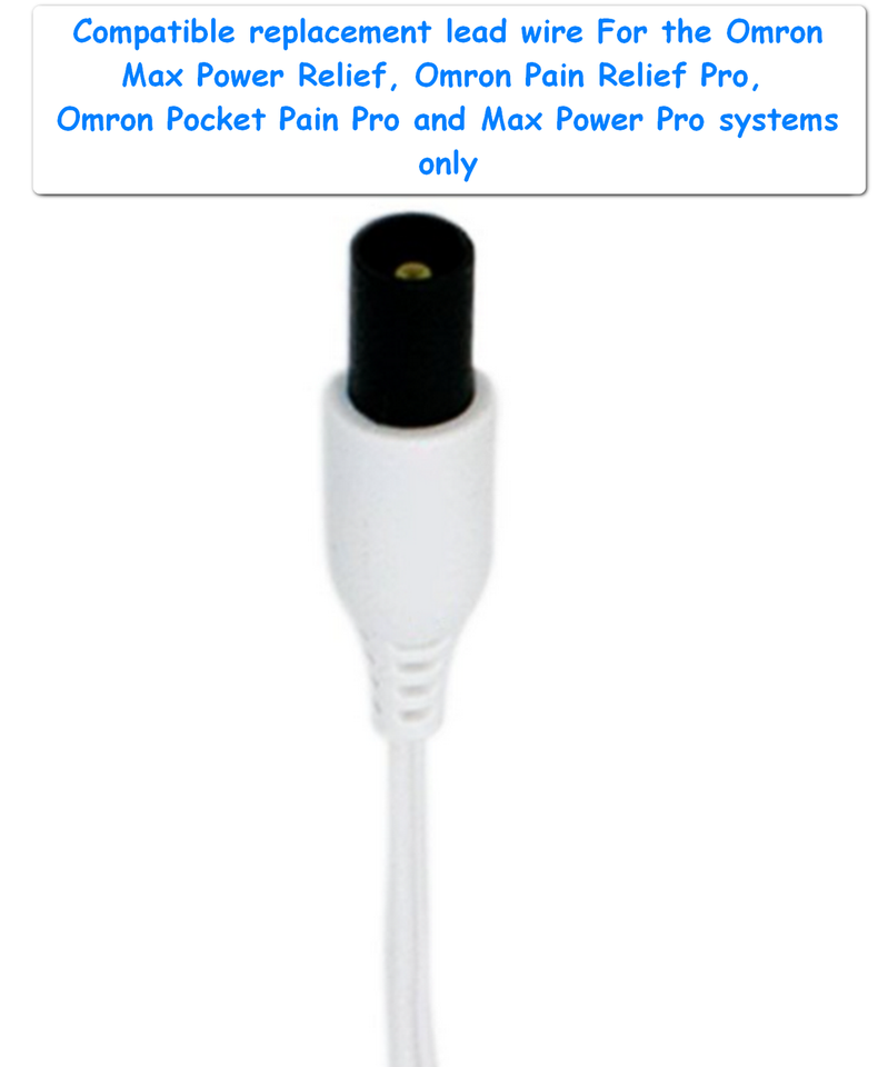 Compatible Omron Cable w/ Snaps for Omron Max Power, Pain Relief Pro ...