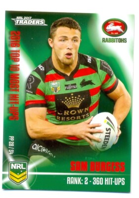 2017 NRL Traders Puzzle pieces PP28/54 Sam Burgess - South Sydney ...