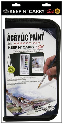 Royal & Langnickel(R) Keep N' Carry Artist Set-Acrylic Paint - RSETKCAP ...
