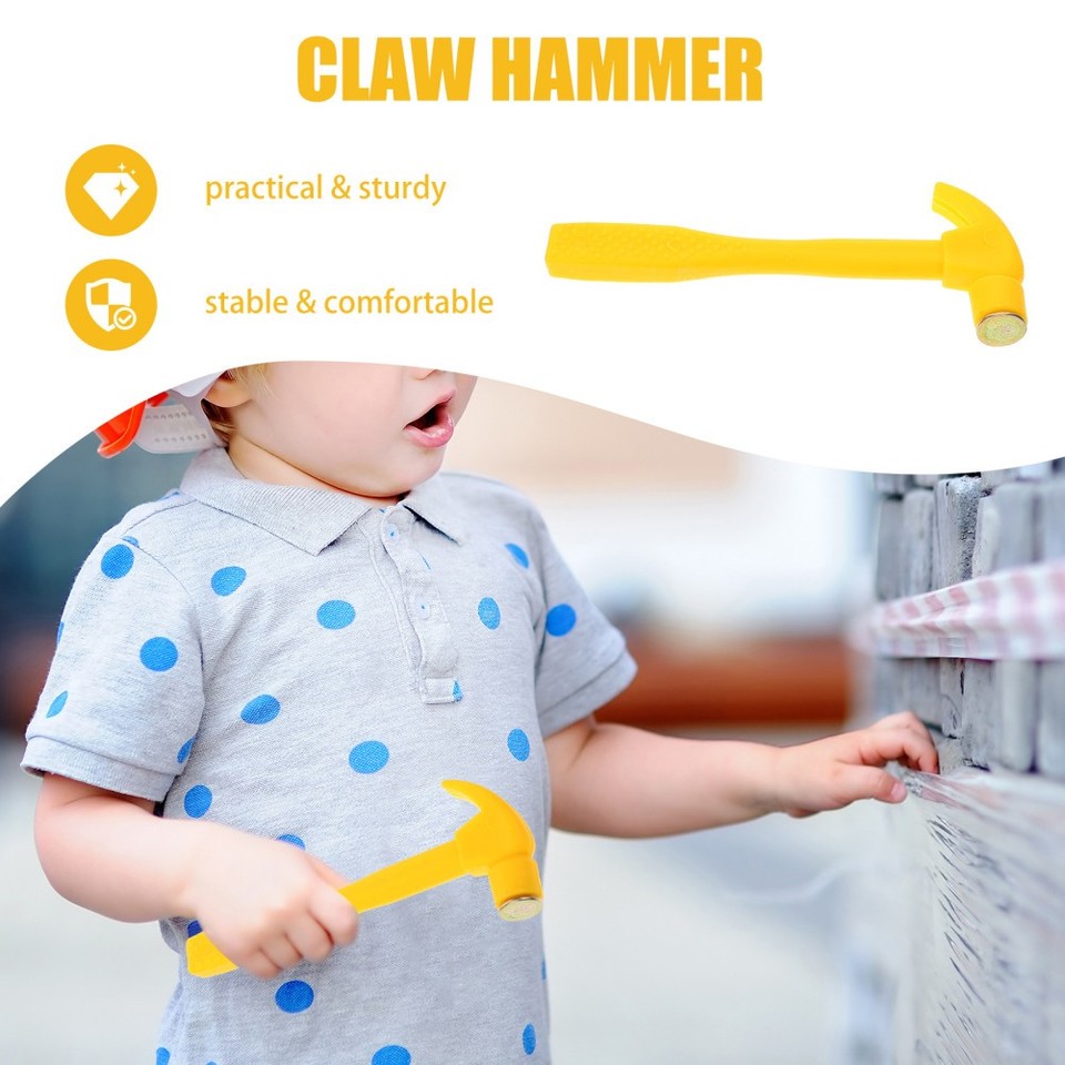 Fixing Claw Hammer Mini Claw Hammer Plastic Nail Hammer Mini Hammer Toy ...