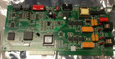 SIMPLEX 4010-9810 566-155B ALARM PANEL DACT BOARD USED WITH CABLES 574 ...