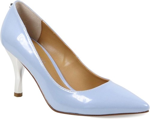 NEW J RENEE BLUE PATENT FAUX LEATHER POINTED PUMPS SIZE 8 M $99 | eBay