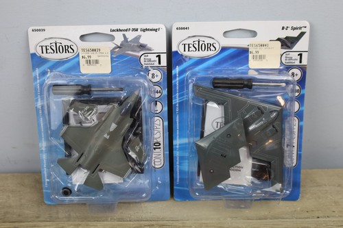 Testors 1/144 Scale Lockheed F-35A Lightning I 650039 & B-2 Spirit ...