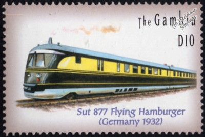 German Railways DRG Class SVT 877 FLYING HAMBURGER Diesel Express Train ...